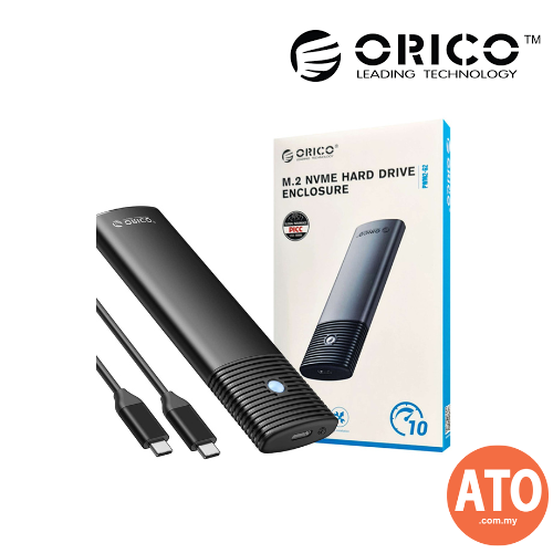 ORICO USB3.2 Gen2 Type-C M.2 NVMe SSD Enclosure (10Gbps) (PWM2-G2)
